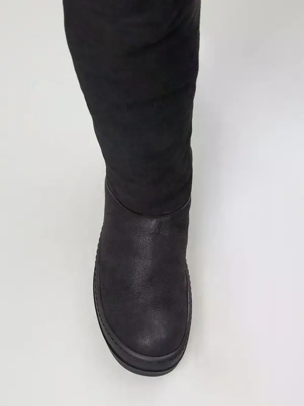 Rick Owens Leather Knee-high Boots