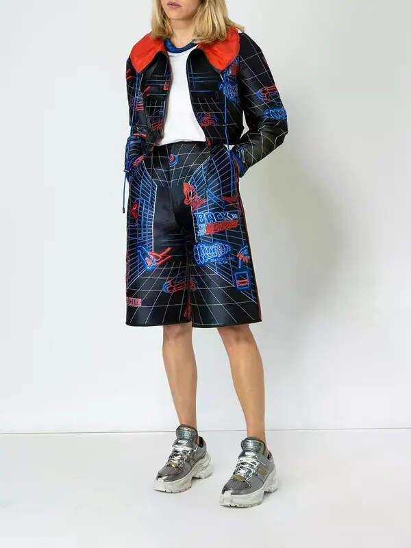 QUETSCHE Spread Collar Cropped Jacket