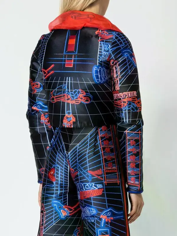 QUETSCHE Spread Collar Cropped Jacket