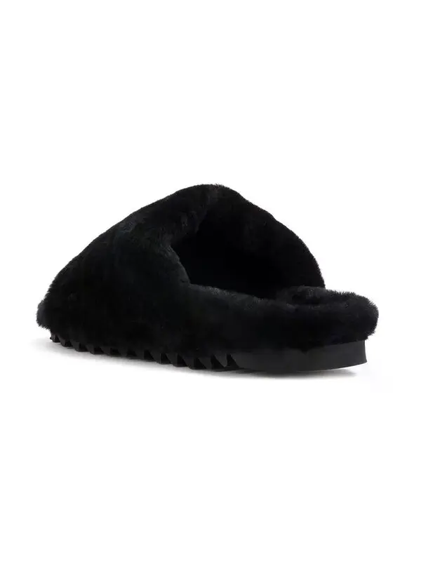 PETER NON Shearling Line Sandals