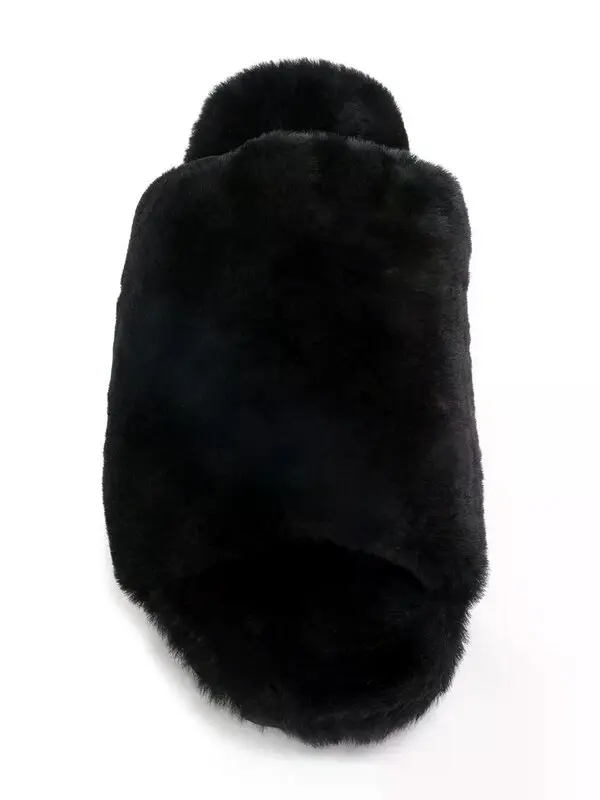PETER NON Shearling Line Sandals
