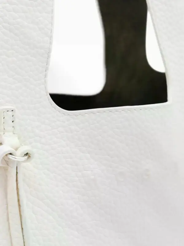Hogan Hammered Leather Tote Bag