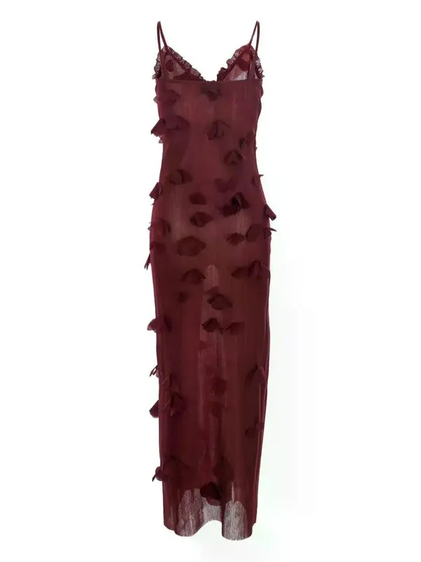 Coperni Butterfly-embellished Slip Dress