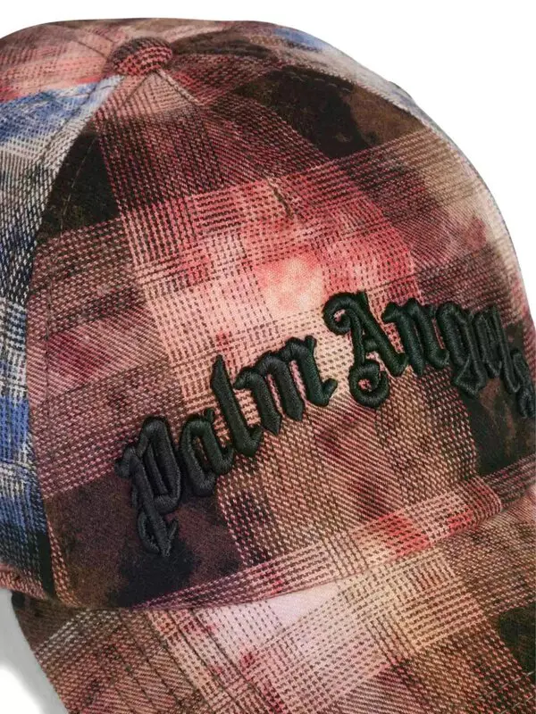 Palm Angels Check-print Baseball Cap