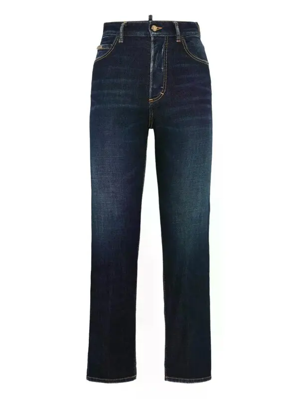 Dsquared2 Boston Straight-leg Jeans - Blue