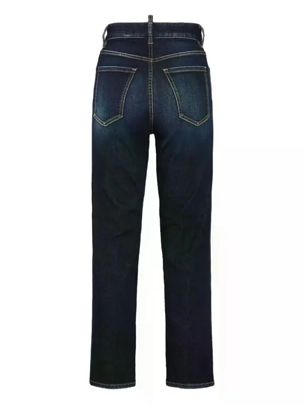 Dsquared2 Boston Straight-leg Jeans - Blue