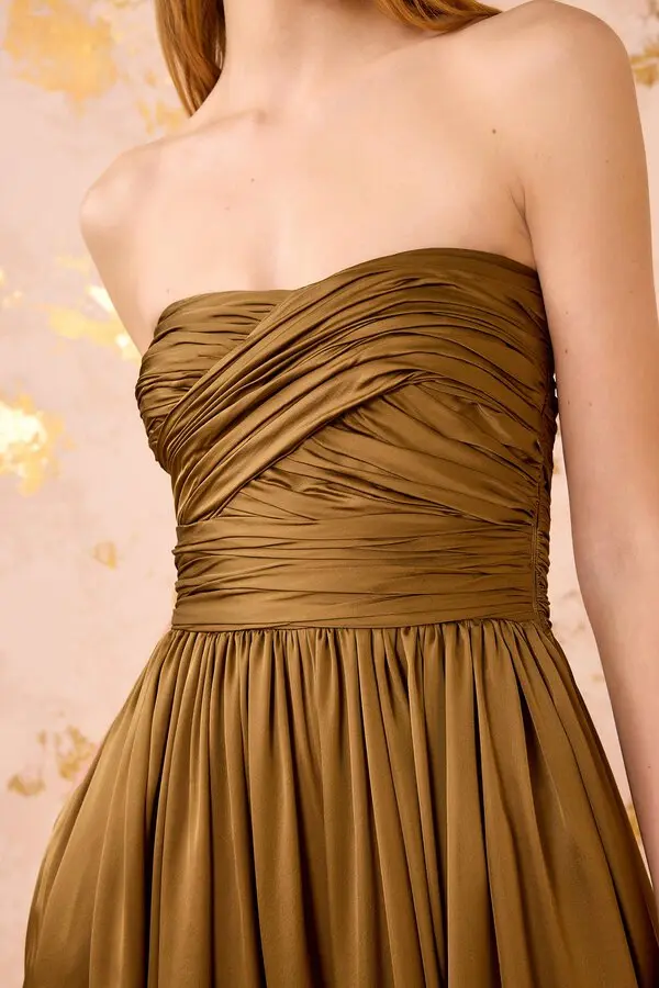 Ulla Johnson Anastasia Silk Wrapped Gown - Willow