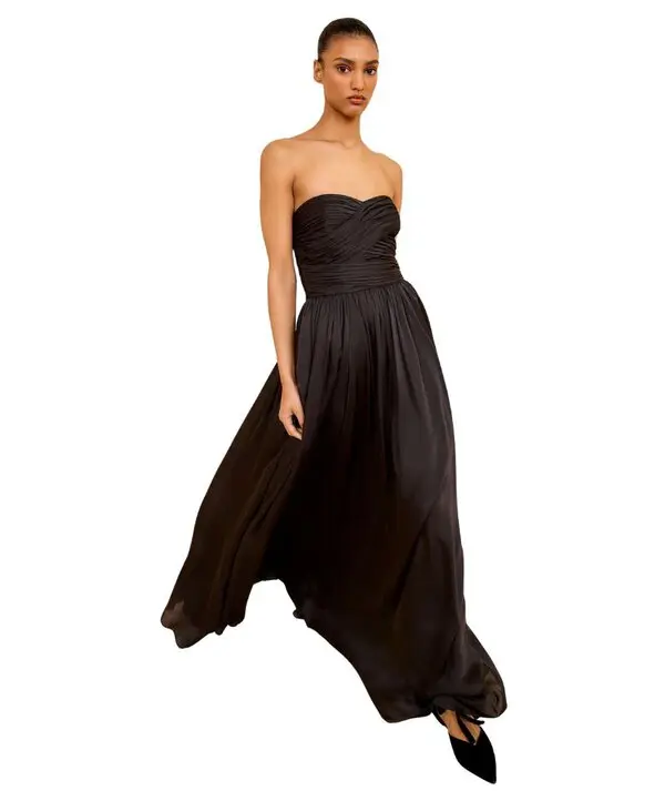 Ulla Johnson Anastasia Strapless Gown - Noir