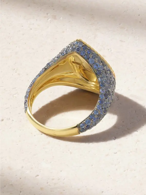 Yvonne Léon 9-karat Gold Sapphire Ring