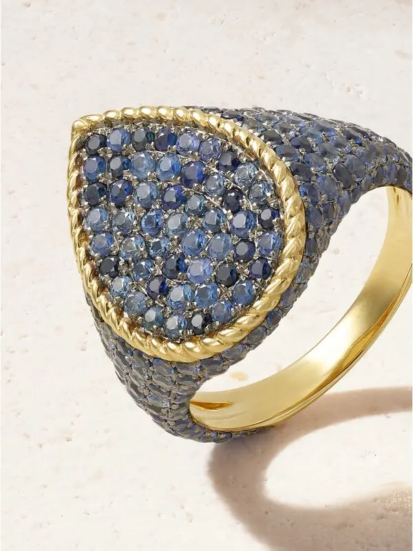 Yvonne Léon 9-karat Gold Sapphire Ring