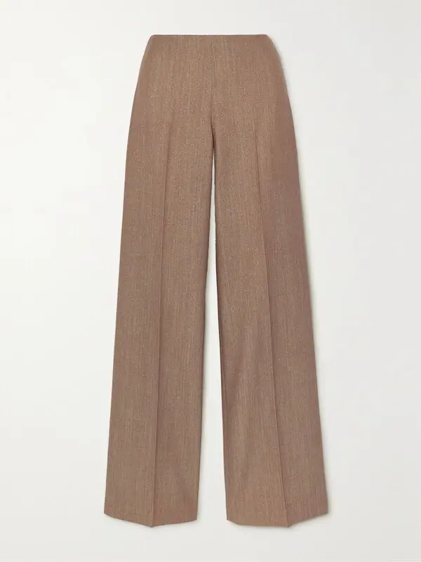 Stella McCartney Wool-blend Wide-leg Trousers