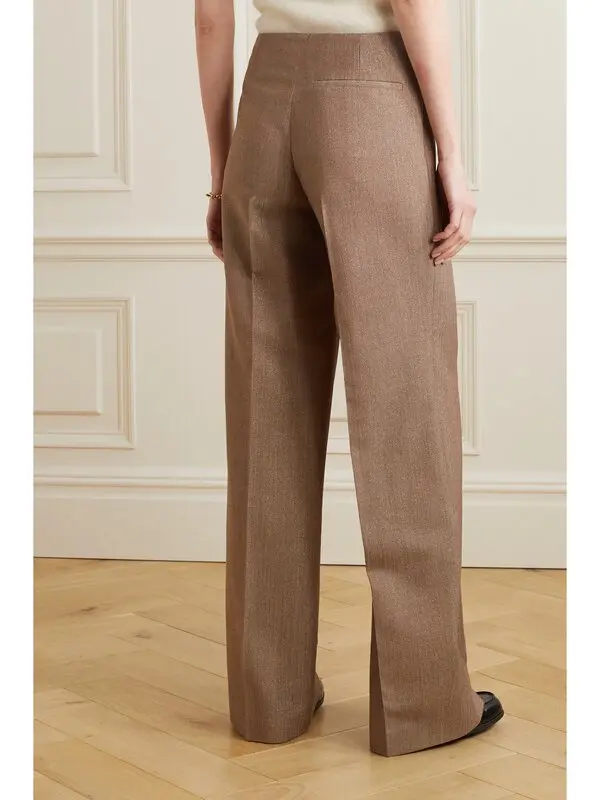 Stella McCartney Wool-blend Wide-leg Trousers