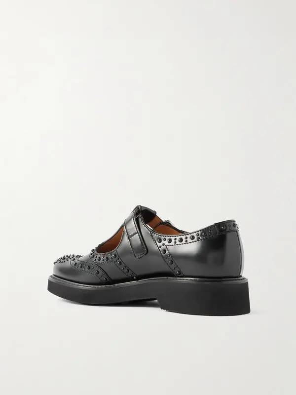 Church's Odette Mary Jane Brogues With Stud Embellishments
