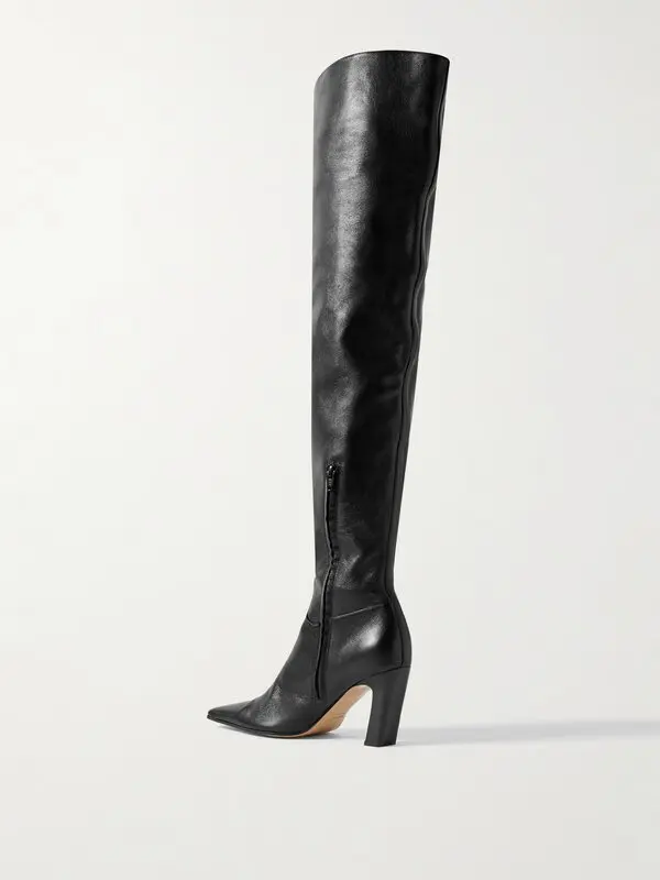 Khaite Marfa Leather Over-the-knee Boots