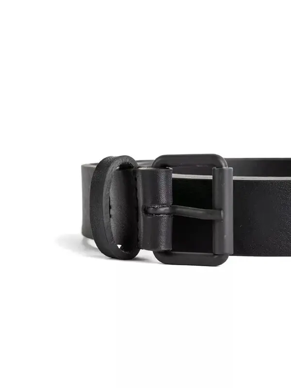 Sofie D'hoore Varnia Square-buckle Leather Belt - Black
