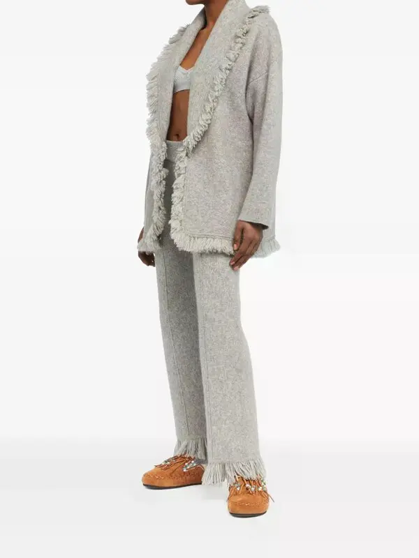 Alanui Fringed Cashmere-blend Cardigan