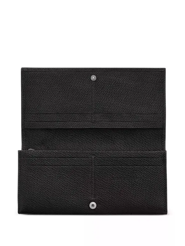 Longchamp Le Roseau Textured Leather Continental Wallet