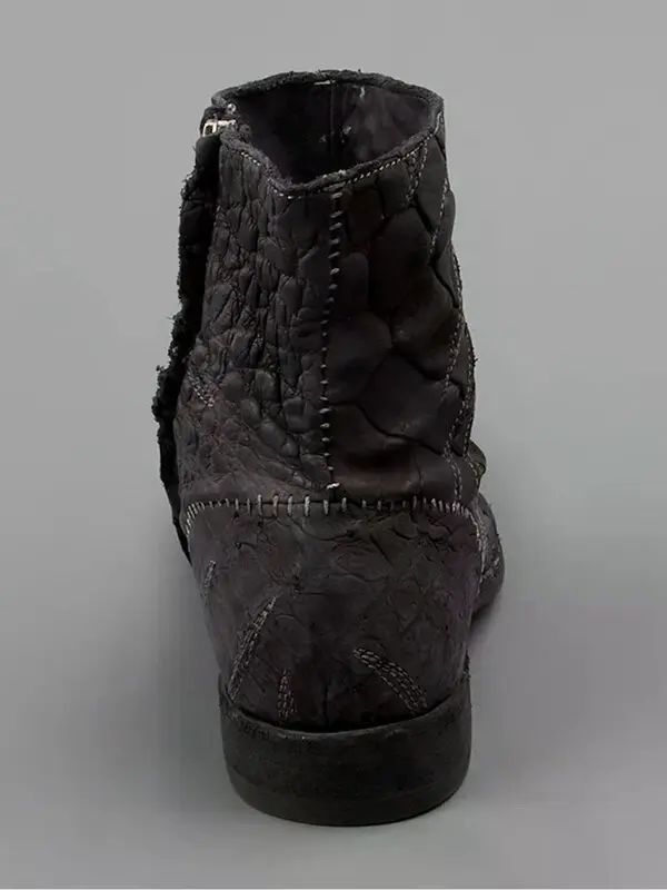 Premiata Textured Leather Boots