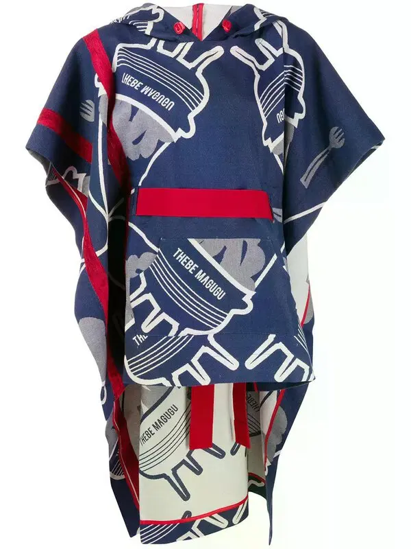 THEBE MAGUGU Basotho Printed Cape