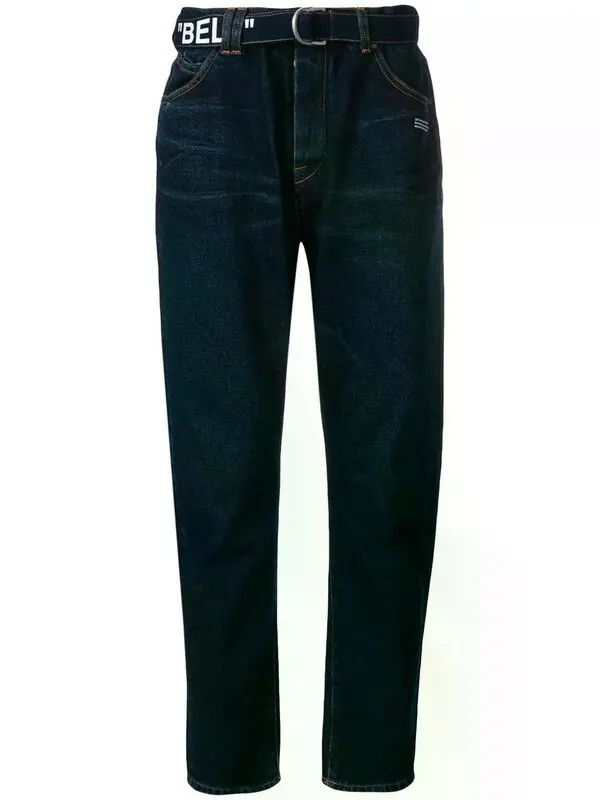 Off-White Belted Jeans