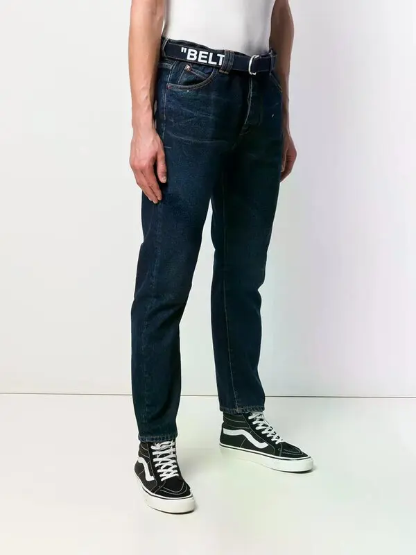 Off-White Belted Jeans