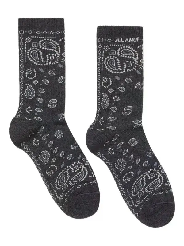 Alanui Paisley-pattern Socks
