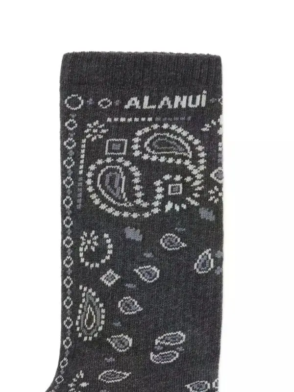 Alanui Paisley-pattern Socks