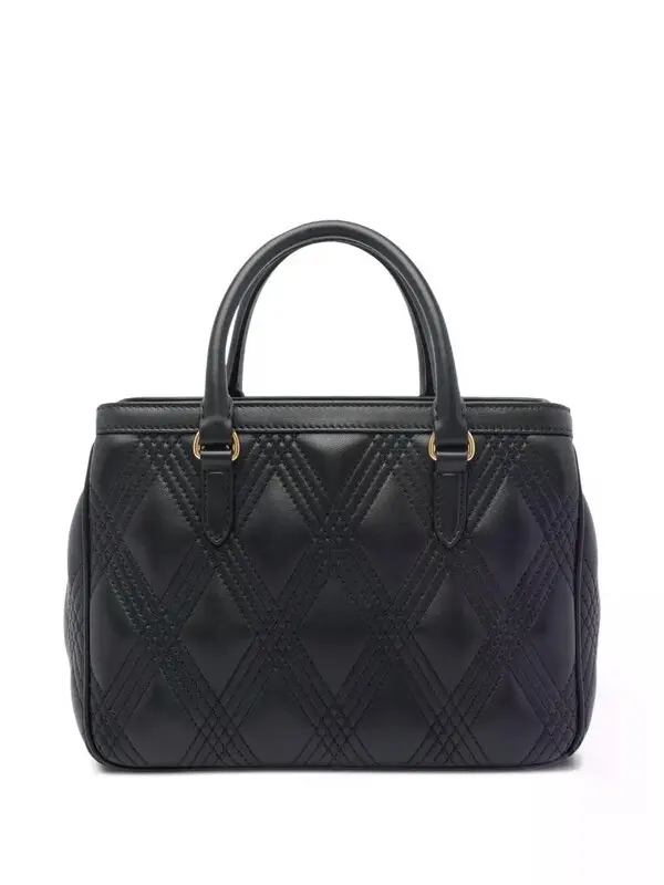 Valentino Garavani Vlogo Quilted Leather Handbag