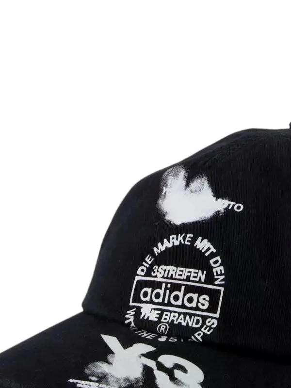 Y3 Graphic-print Baseball Cap