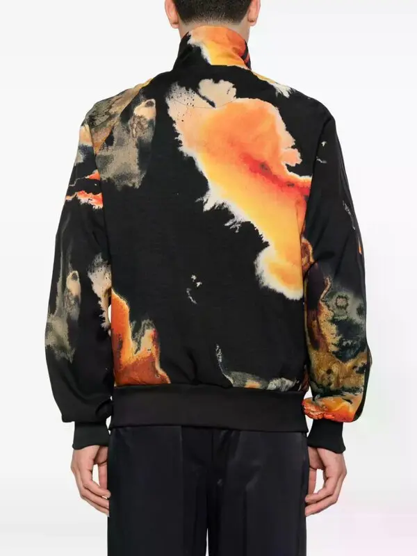 Y3 Abstract-print Zip-up Jacket
