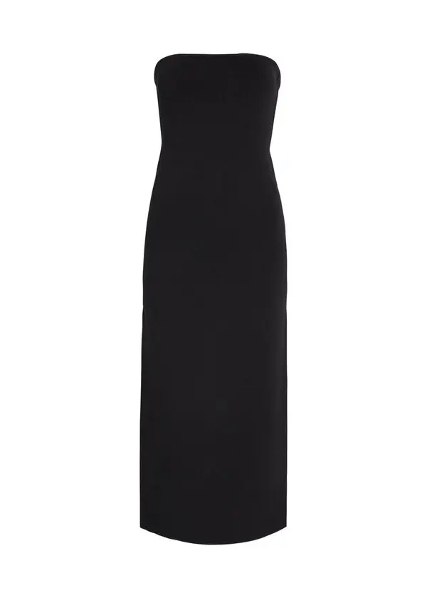 ANINE BING Rosa Strapless Stretch-knit Midi Dress