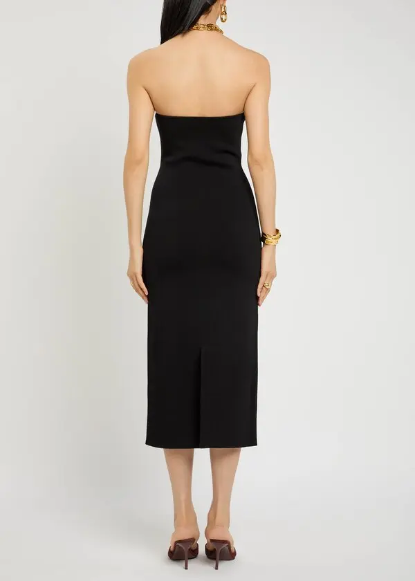 ANINE BING Rosa Strapless Stretch-knit Midi Dress