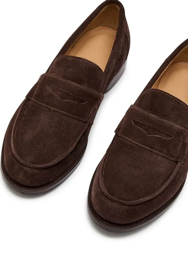 Grenson Epsom Suede Loafers