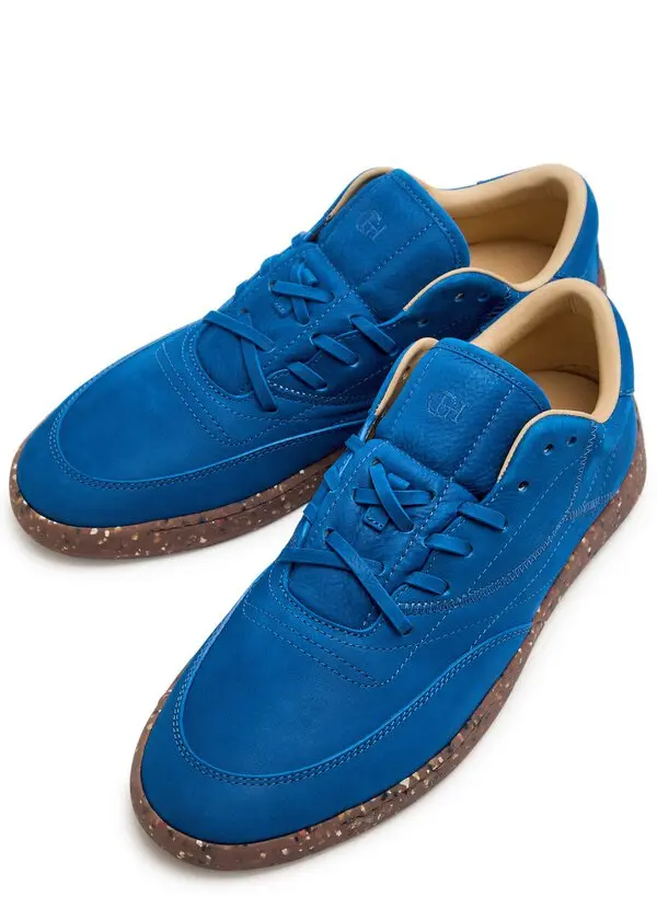 Gabriela Hearst Ohio Speckled Nubuck Sneakers - Blue
