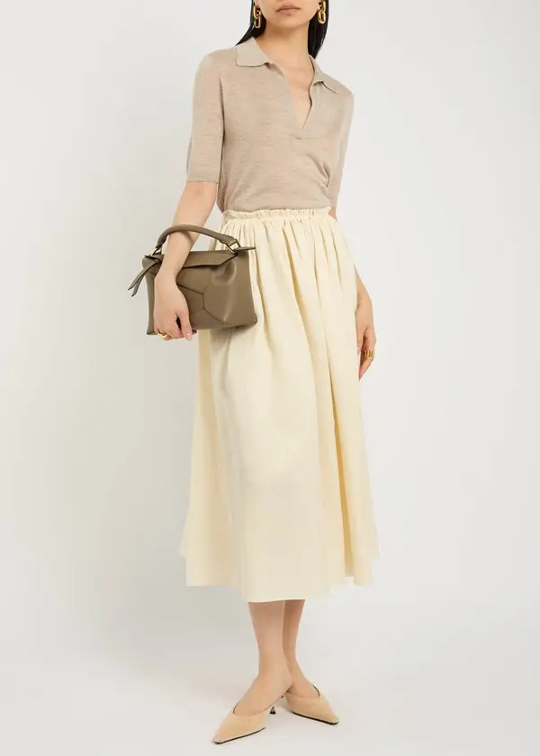 Gabriela Hearst Cashmere And Silk-blend Polo