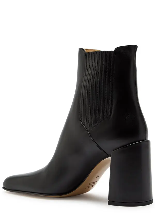 Gabriela Hearst Luke 70 Leather Ankle Boots - Black