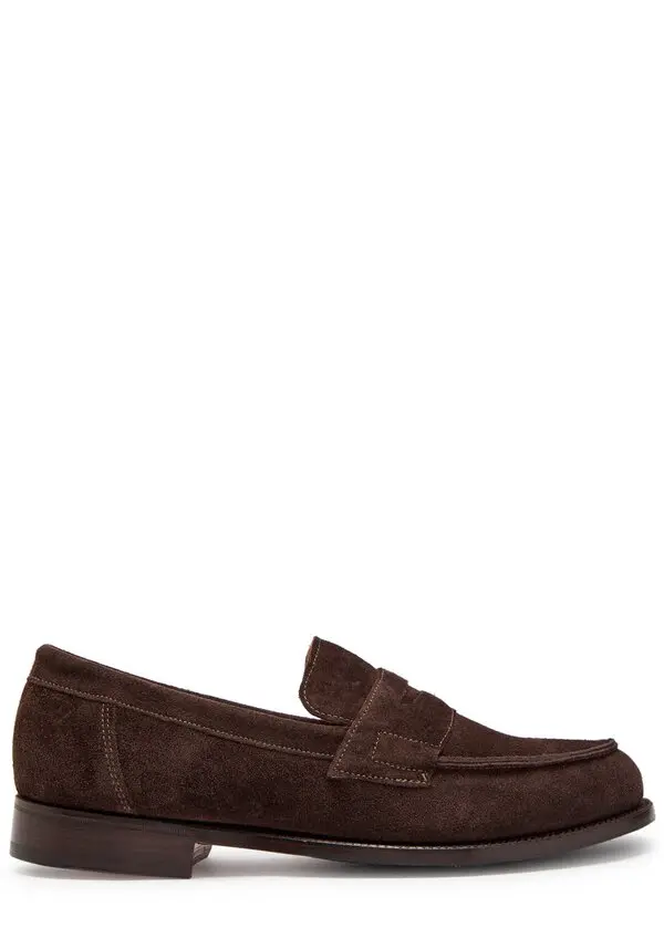 Grenson Epsom Suede Loafers