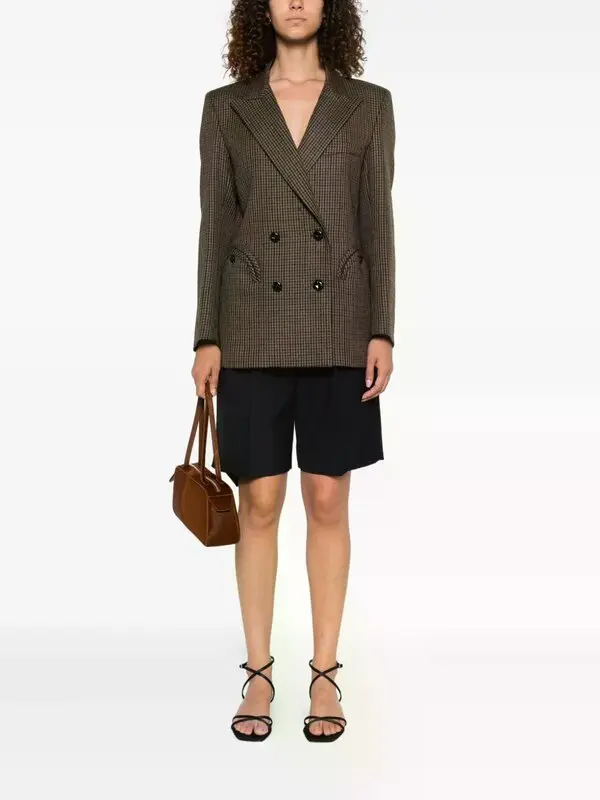 BLAZÉ MILANO Houndstooth Double-breasted Jacket