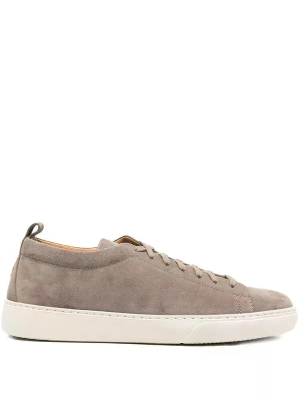 HENDERSON BARACCO Suede Lace-up Sneakers - Grey