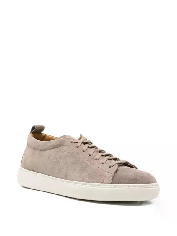 HENDERSON BARACCO Suede Lace-up Sneakers - Grey