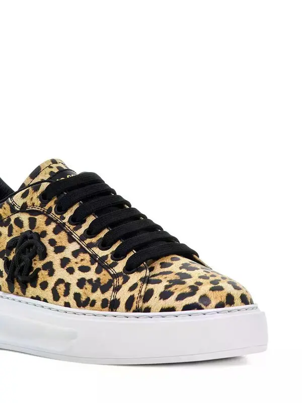 Roberto Cavalli Jaguar-print Sneakers