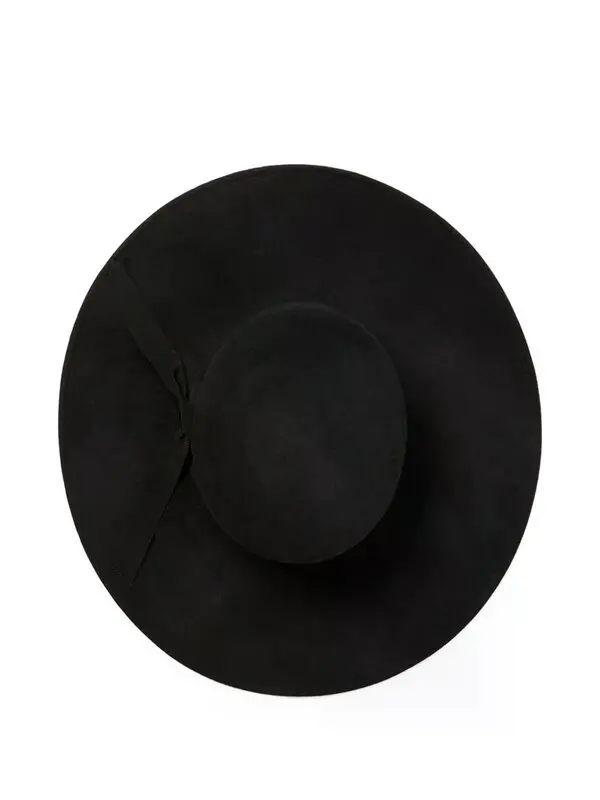 Alanui Gaucho Wool Hat With Ribbon-bow