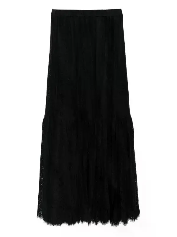 HERSKIND Patsy Lace Tiered Maxi Skirt
