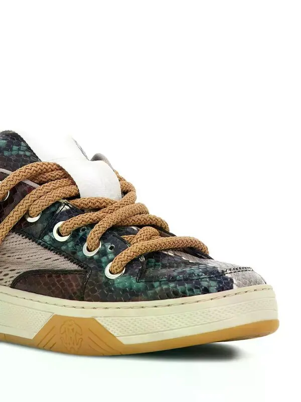 Roberto Cavalli Snakeskin-print Sneakers