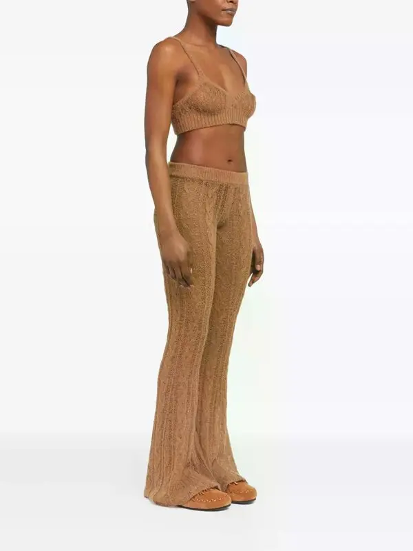 Alanui Desert Drift Cable-knit Top