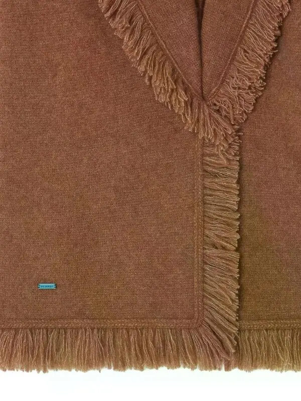 Alanui Fringed Belted Cardigan - Brown