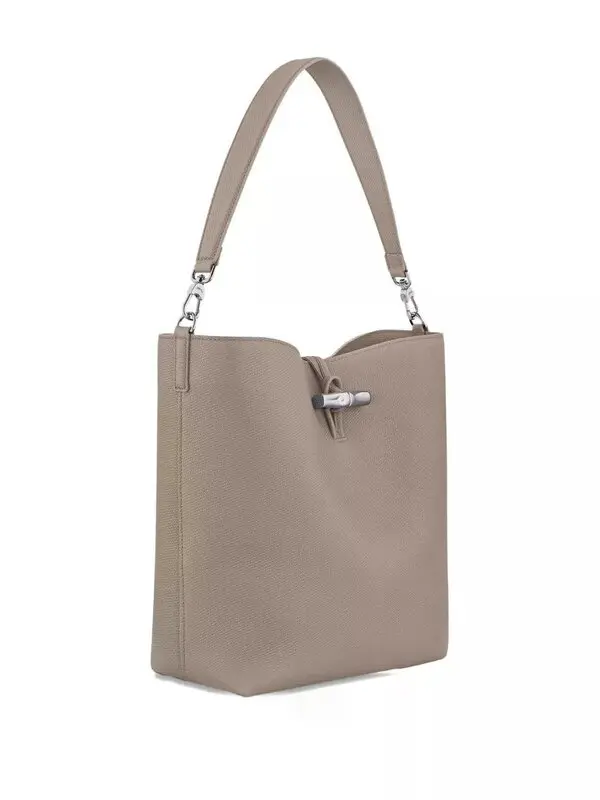 Longchamp Le Roseau Medium Shoulder Bag - Neutrals