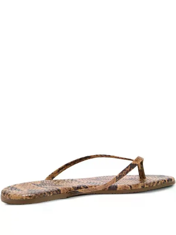 Tkees Snakeskin Thong Sandals