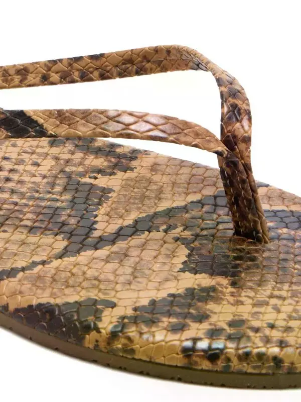 Tkees Snakeskin Thong Sandals