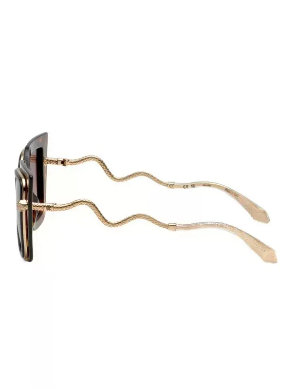 Roberto Cavalli Oversized Square Frame Sunglasses